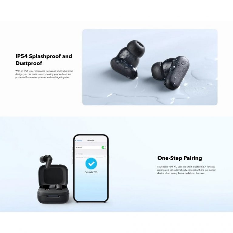 Tai nghe Anker Soundcore TWS R50i NC | Hàng chính hãng