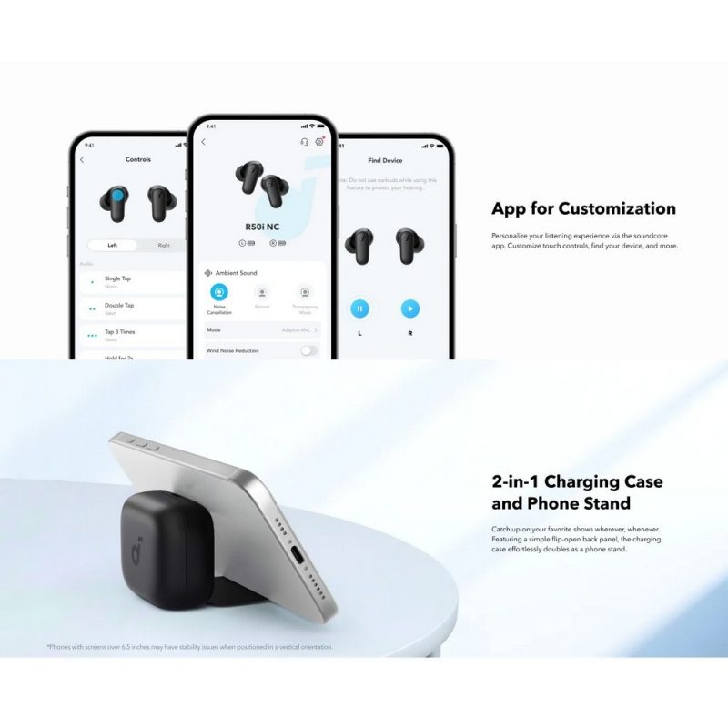 Tai nghe Anker Soundcore TWS R50i NC | Hàng chính hãng