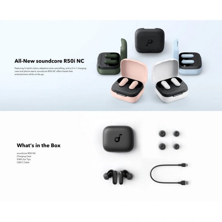 Tai nghe Anker Soundcore TWS R50i NC | Hàng chính hãng